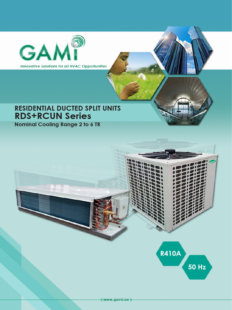 Rds+Rcun 50hz R410a r0 PDF | PDF | Air Conditioning | Electric Motor