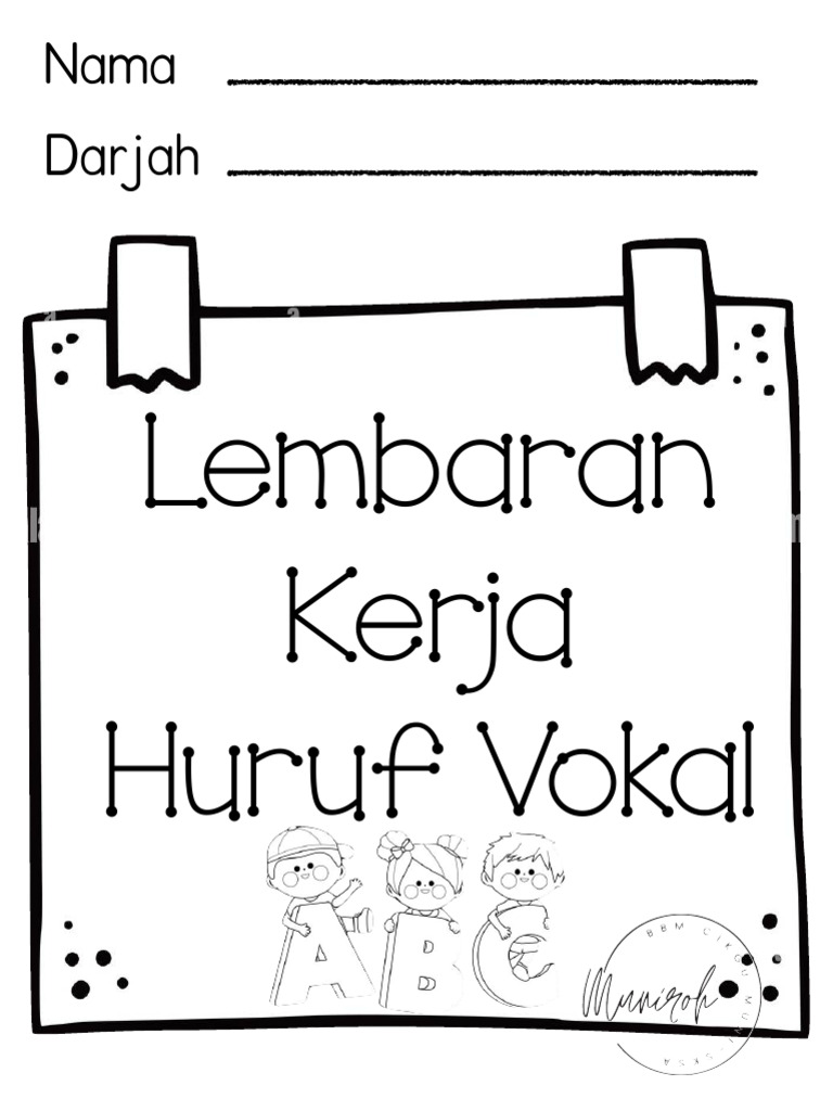 LEMBARAN KERJA Huruf Vokal | PDF