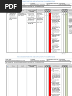 Roof Work Risk Assessments | PDF | Risk Assessment | Hazards
