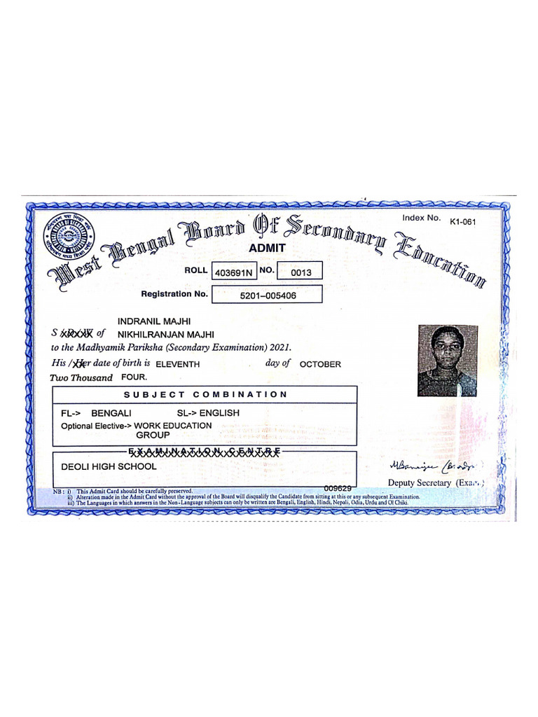 INDRANIL | PDF | Identity Document | Authentication