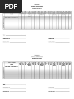 High School Swim Meet Scoring Sheet | PDF