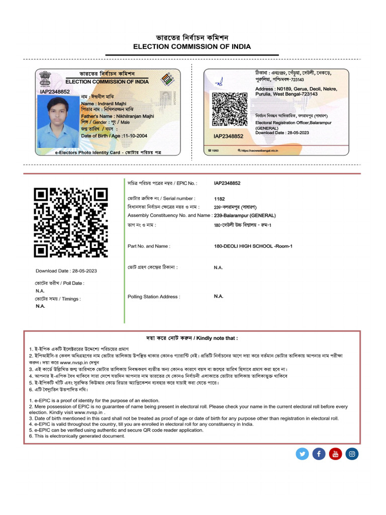 Voter | PDF | Identity Document | Democracy
