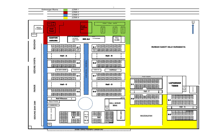 Denah Zona HK Out | PDF