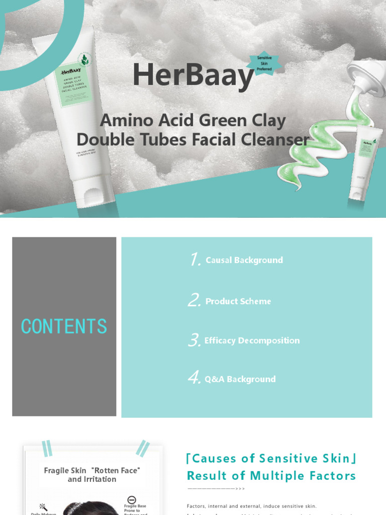 Double Tubes Cleanser Introduction | PDF | Skin Care | Cosmetics