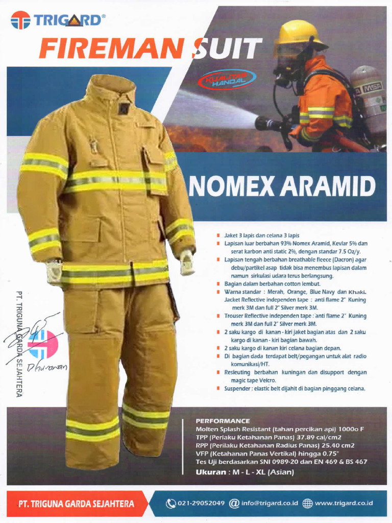 Baju Damkar TRIGARD | PDF