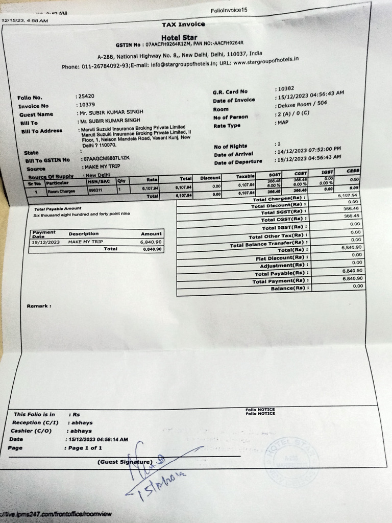 Invoice Star | PDF | Public Finance | Taxation