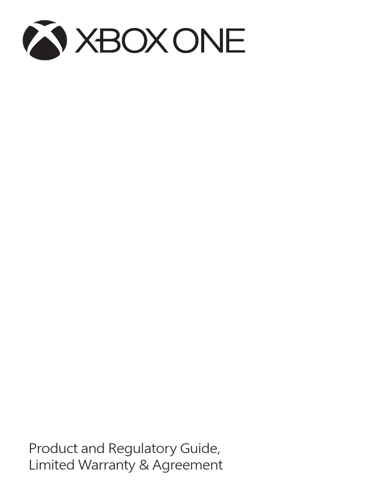 Xbox One X Manual en Cs El Iw Hu PL SK TR - Eu Mea | PDF