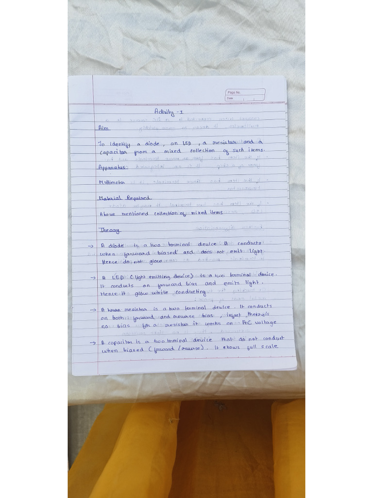 Physics Activity Class 12 | PDF