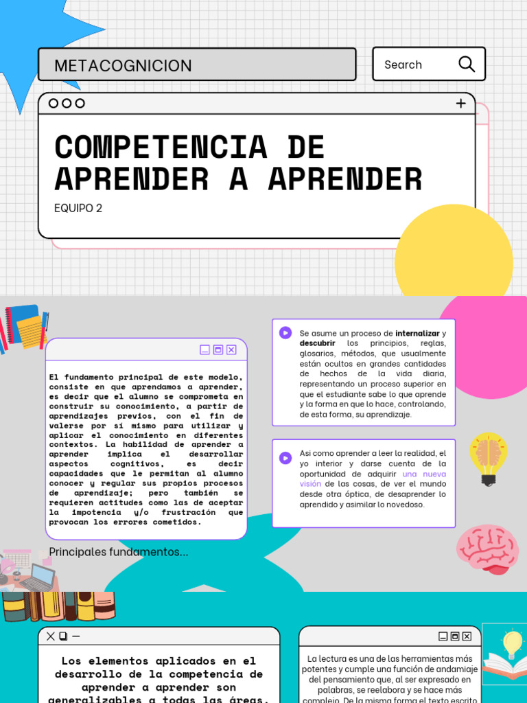 Competencia de Aprender A Aprender | PDF | Aprendizaje | Conocimiento