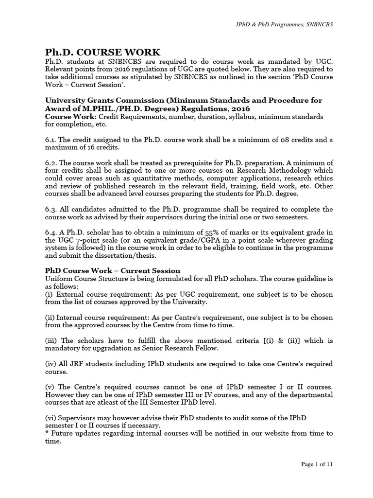 PHD-PH - Course Structure & Syllabus | PDF | Stars | Sun