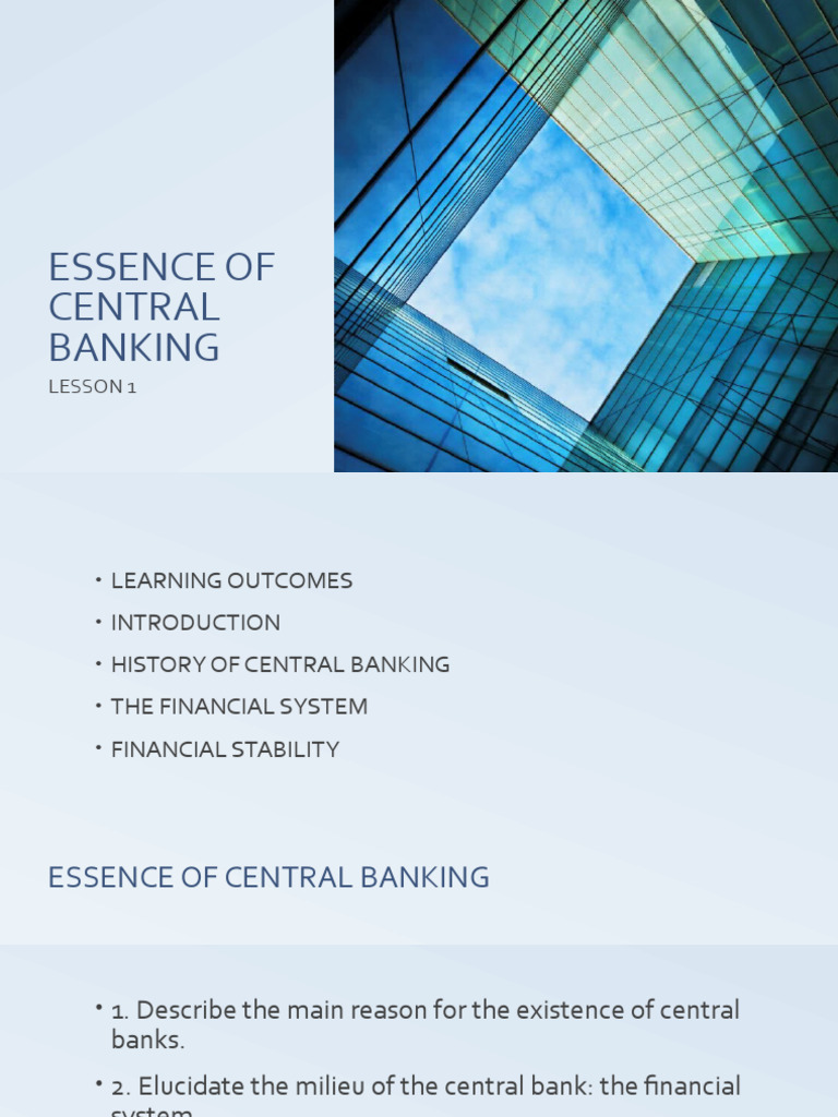 Central Banking Fundamentals Explained | PDF | Central Banks | Banks