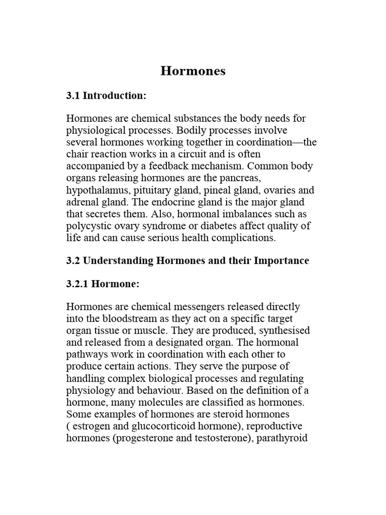 Hormones | PDF | Testosterone | Luteinizing Hormone