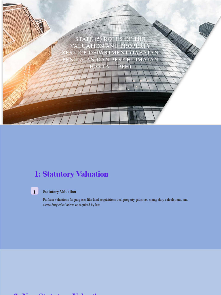 1 Statutory Valuation | PDF | Finance & Money Management | Law