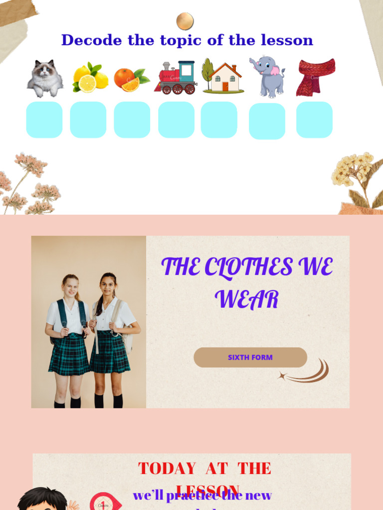 The Clothes We Wear | PDF