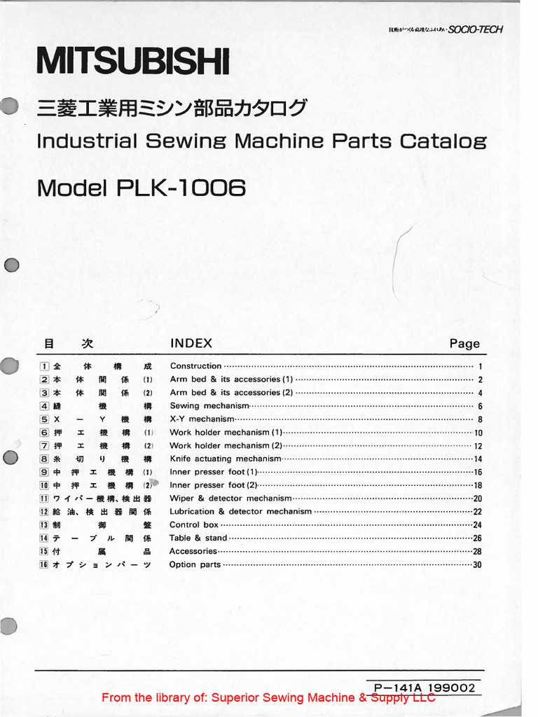Mitsubishi PLK 1006 | PDF | Machines | Mechanical Engineering