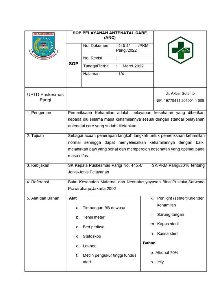 4.2.1.d.2. SOP ANC (OKE) | PDF