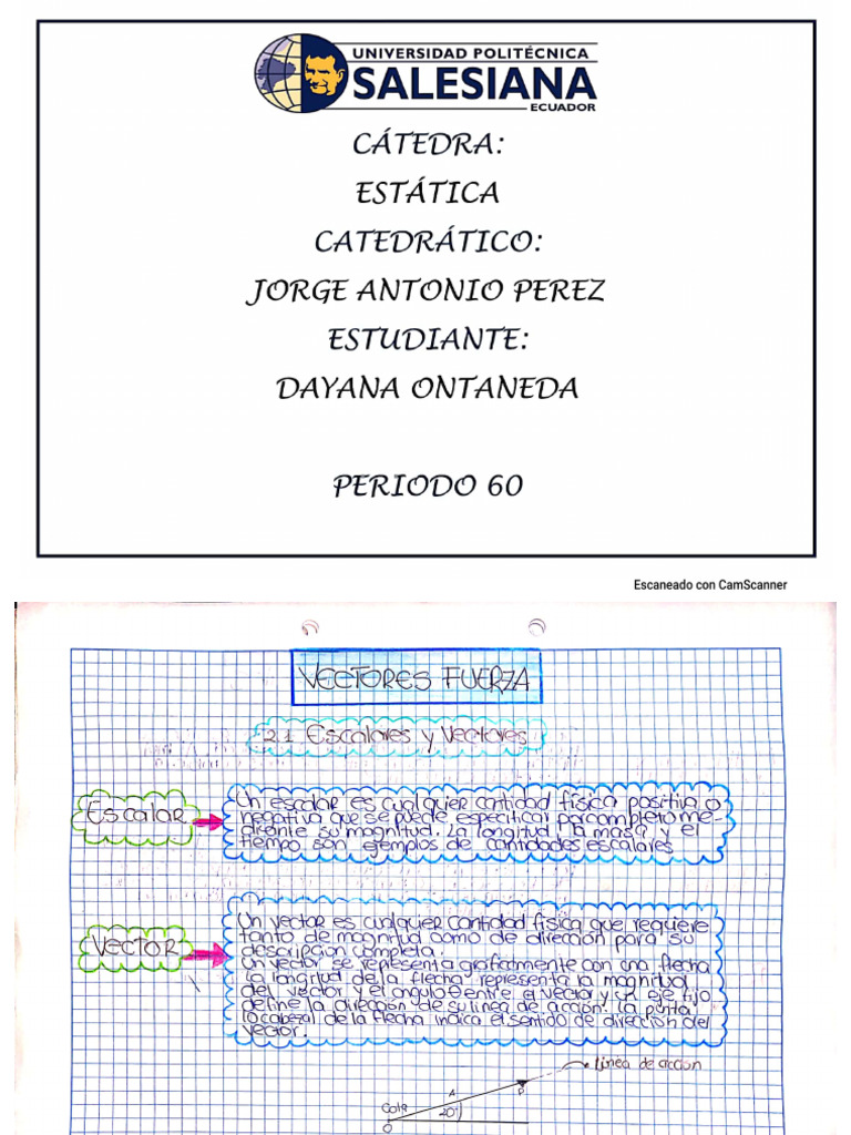 Resumen Capítulo 2 Dayana Ontaneda Estática G6 | PDF
