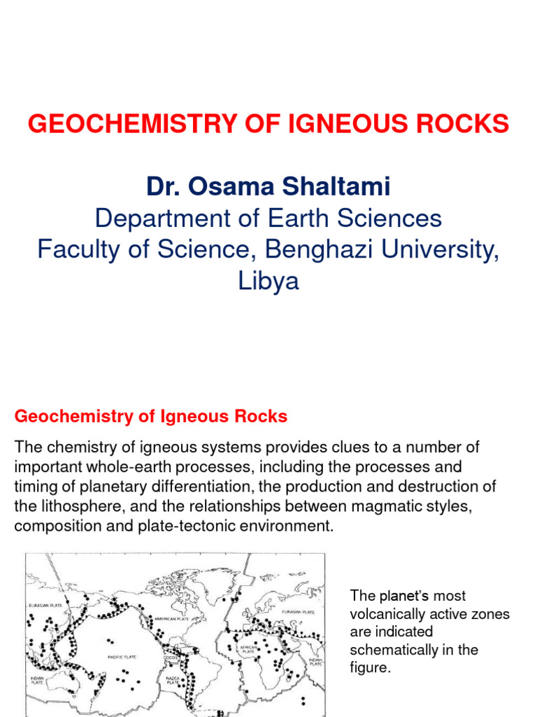 Geo Chemistry of Igneous Rocks | PDF