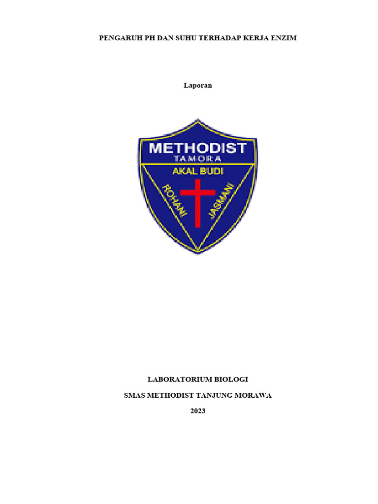 Format Laporan Praktikum Biologi Katalase Methodist | PDF