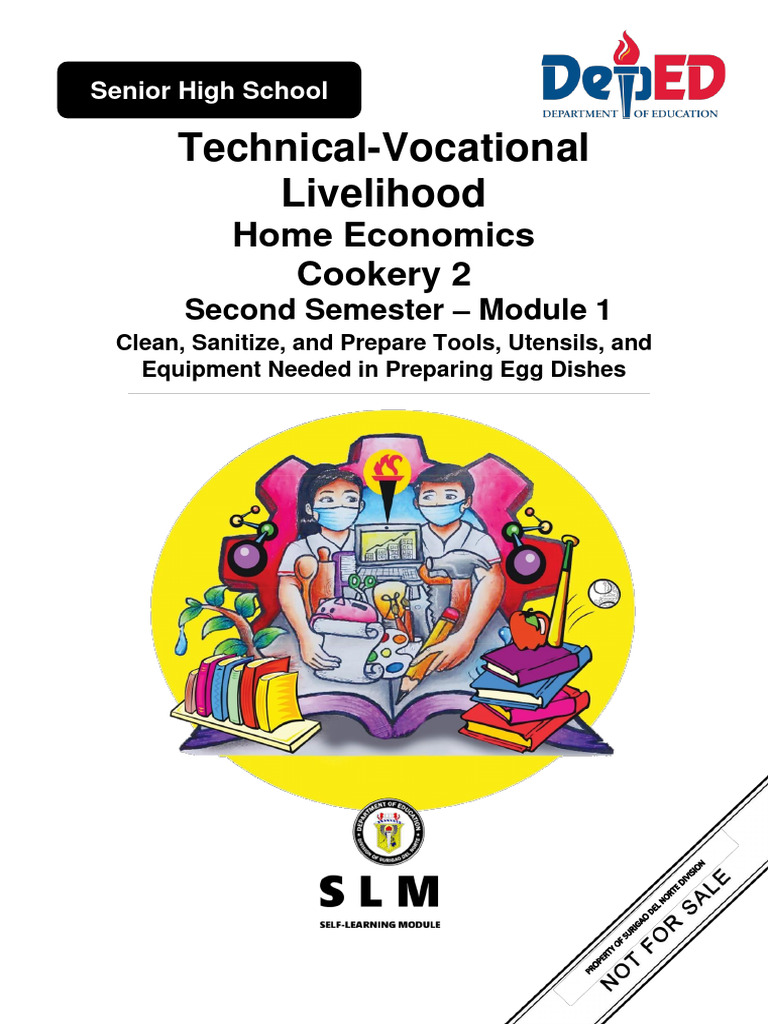B COOKERY 11 Q3M1 Learner Copy TVL Final Layout | PDF | Dishwasher ...