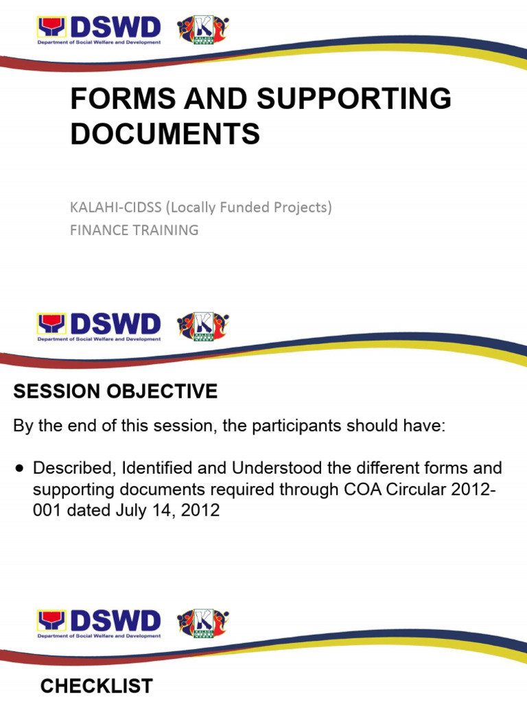 Session 2 - (GOP) Forms and Supporting Docs | PDF | Receipt | Invoice