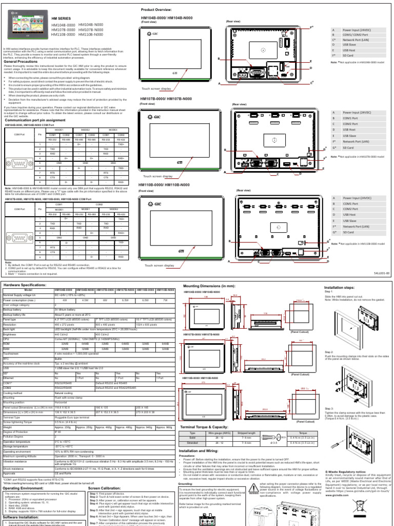 Leaflet | PDF | Programmable Logic Controller | User Interface