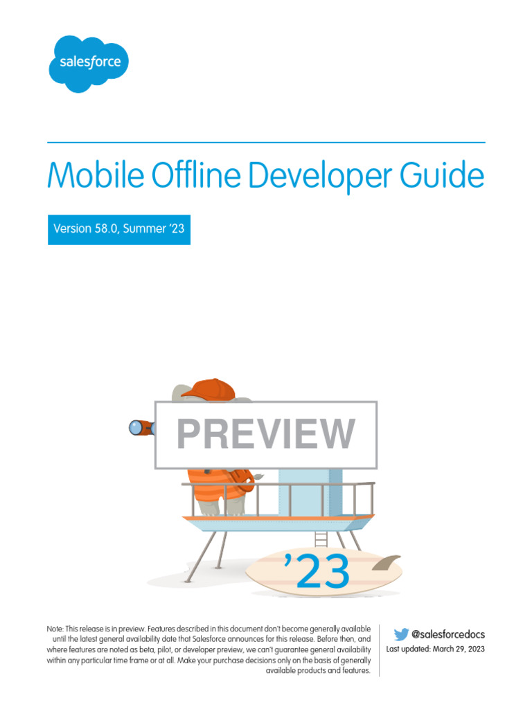 Mobile Offline Developer Guide - Summer 23 | PDF | World Wide Web | Internet & Web