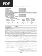 Obrazac Za Mjesecni Izvjestaj o Radu - BJ | PDF