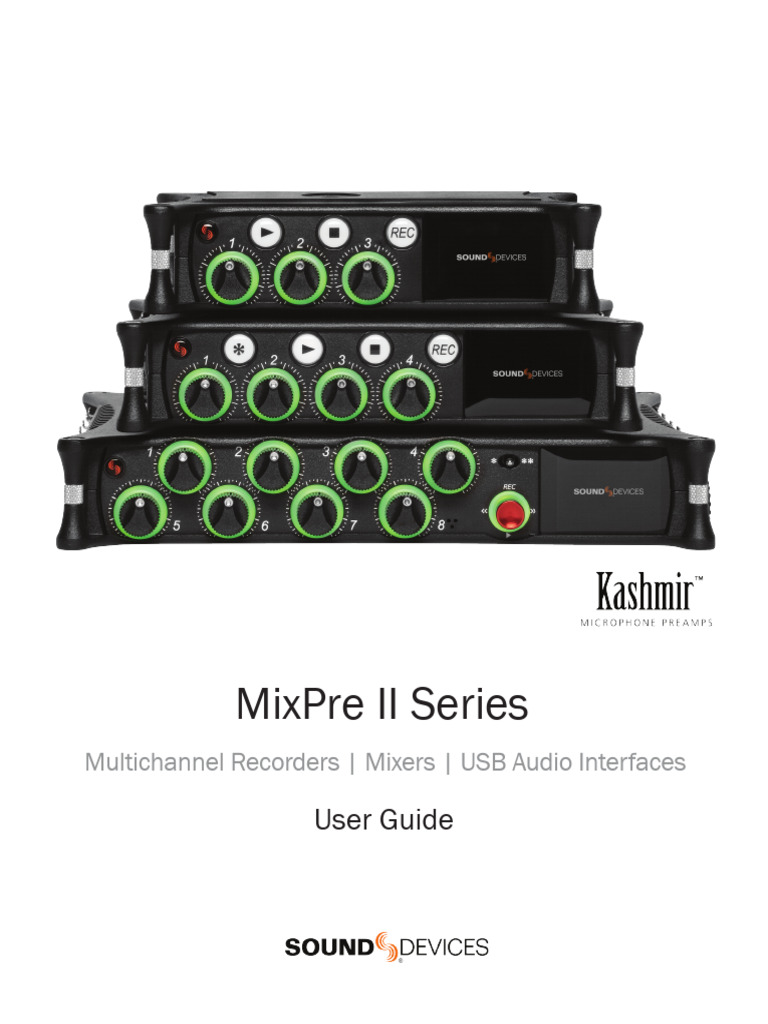 MixPre II Guide 1.14.20 (Edit) | PDF