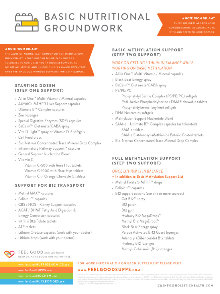 Basic-Nutritional-Groundwork - 2 27 19 | PDF | Vitamin B12 | Food And Drug Administration