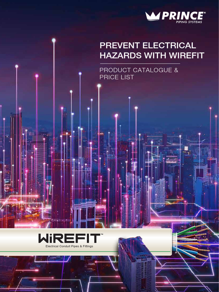 Prince Wirefit Catalogue V | PDF | Pipe (Fluid Conveyance) | Electrical Resistivity And Conductivity
