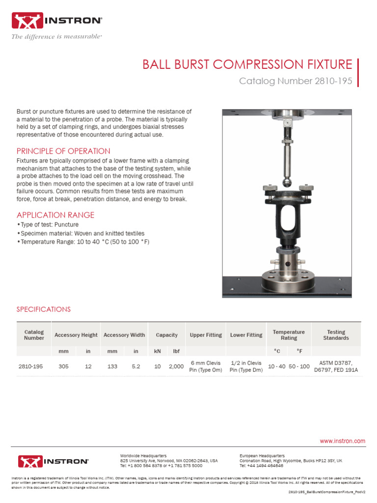 Ball Burst Compression Fixture 2810 195 | PDF | Mechanical Engineering ...