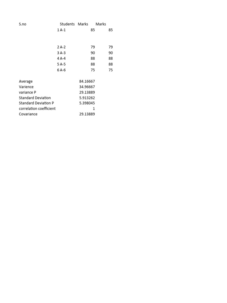 Lecture 01 Excel Basic And Functions Pdf Variance Standard Deviation 2146