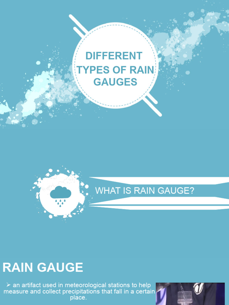 Types of Rain Gauges Explained | PDF | Earth Sciences | Manufactured Goods