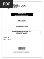 2023 Siviele IGO PAT - Graad 11 | PDF