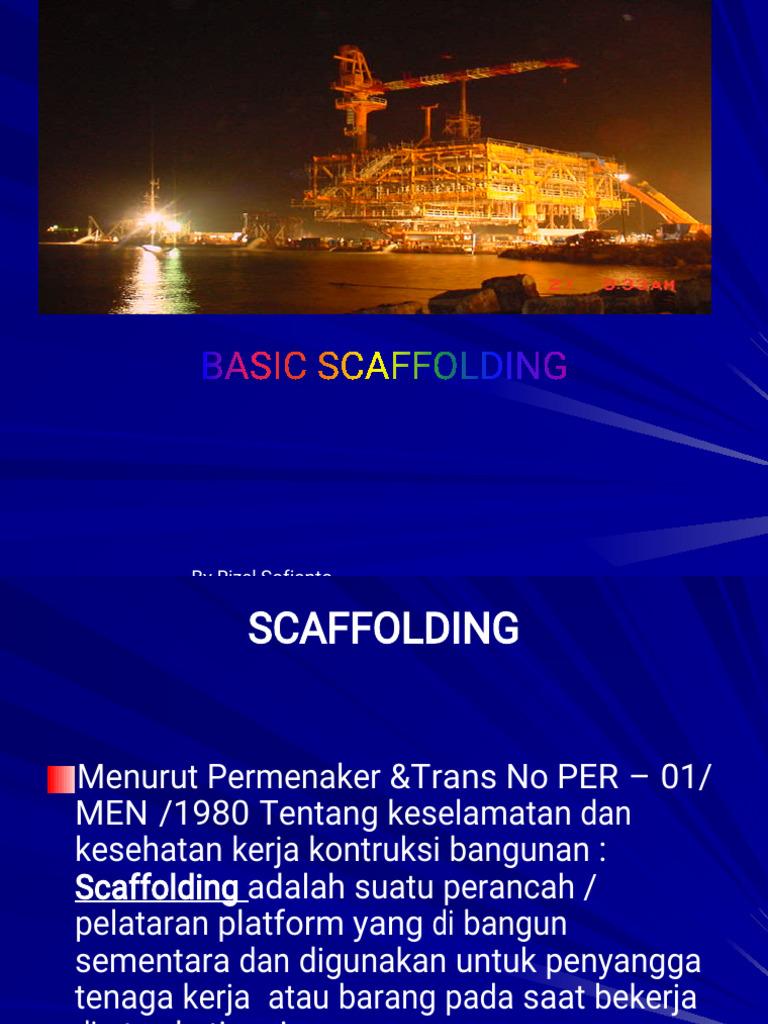 Materi Basic Scaffolding | PDF