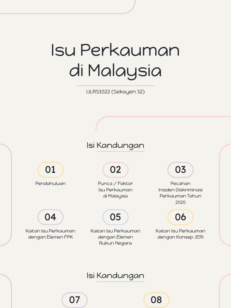 Slides Isu Perkauman ULRS | PDF