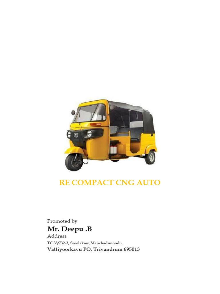 Auto Rickshaw | PDF | Pricing | Transport