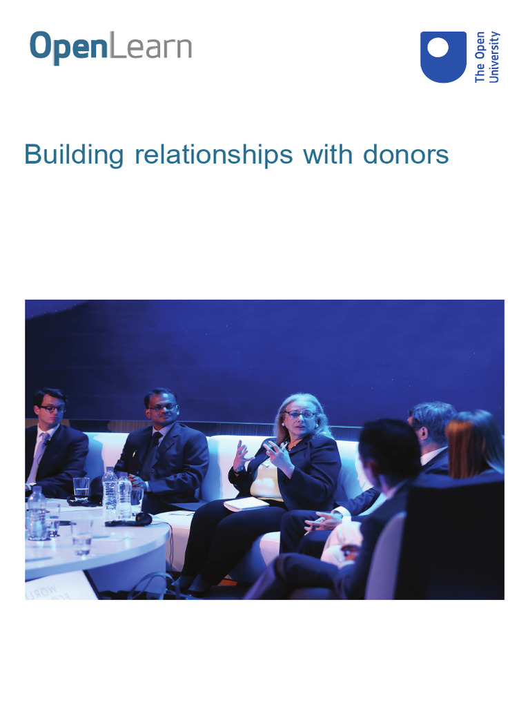 Building Relationships With Donors Printable | PDF | Fundraising ...
