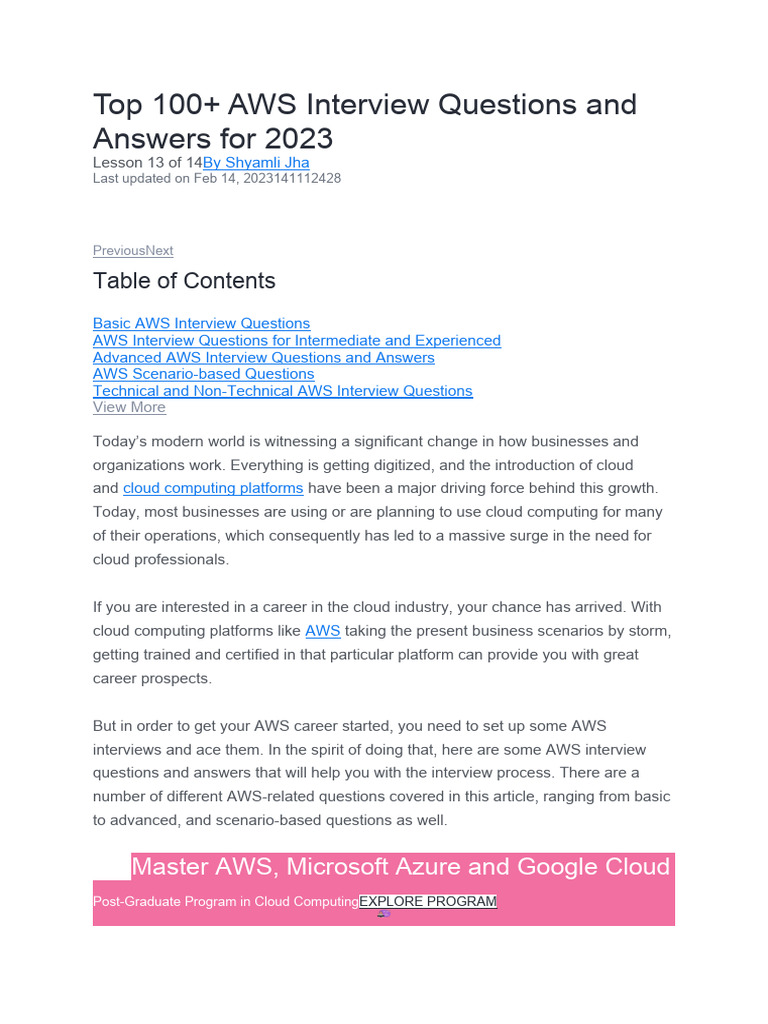 AWS Top 100 | PDF | Cloud Computing | Domain Name System