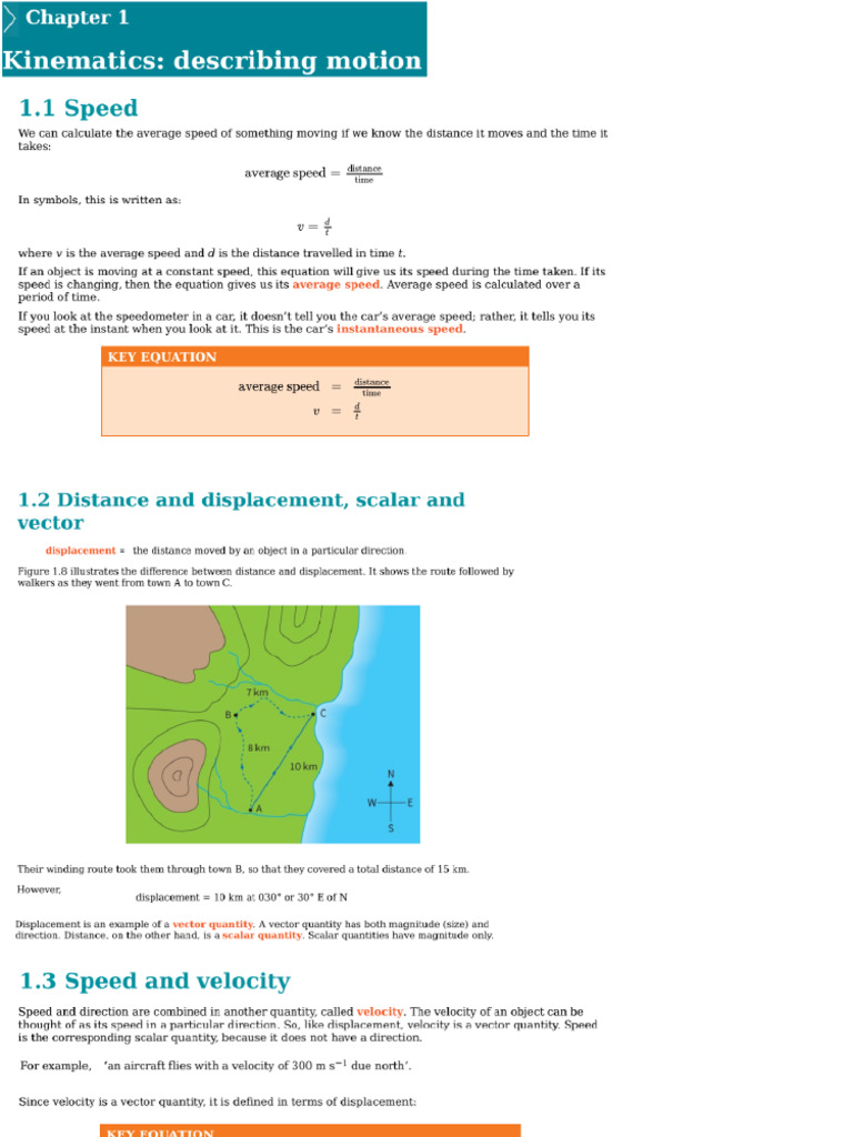 Physics Alv 1&2 Kinematics, Accelerated Motion | PDF