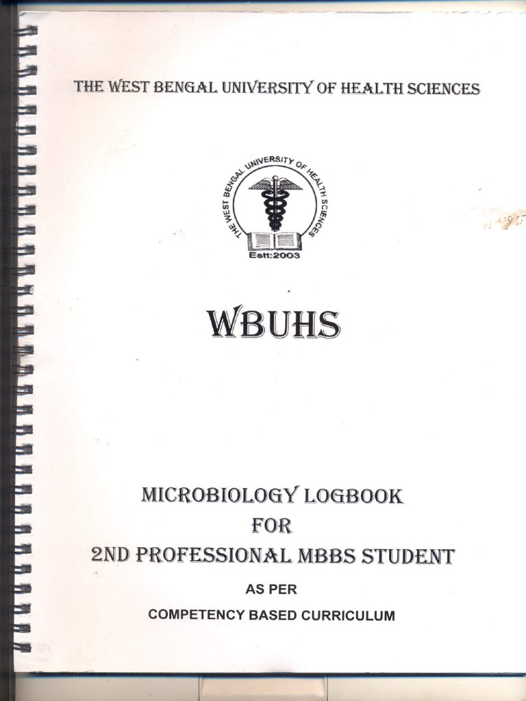 W B U H S-Microbiology-log-book | PDF