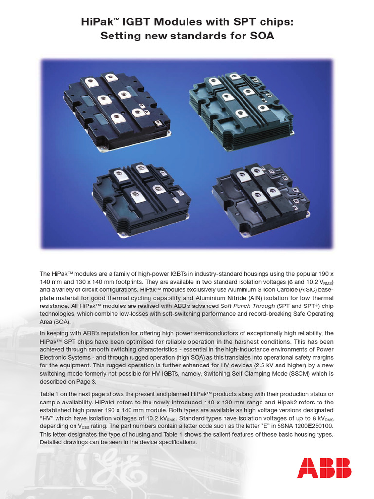 HiPak Flyer 0406 | Download Free PDF | Electronic Engineering ...