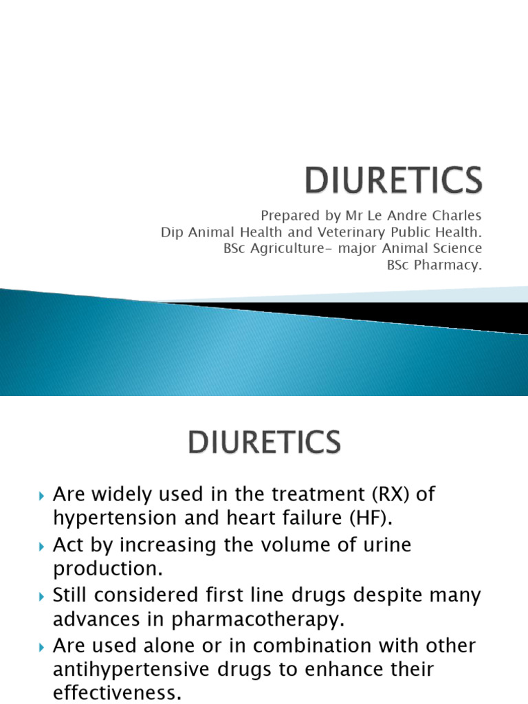 Diuretics | PDF | Clinical Medicine | Medical Specialties