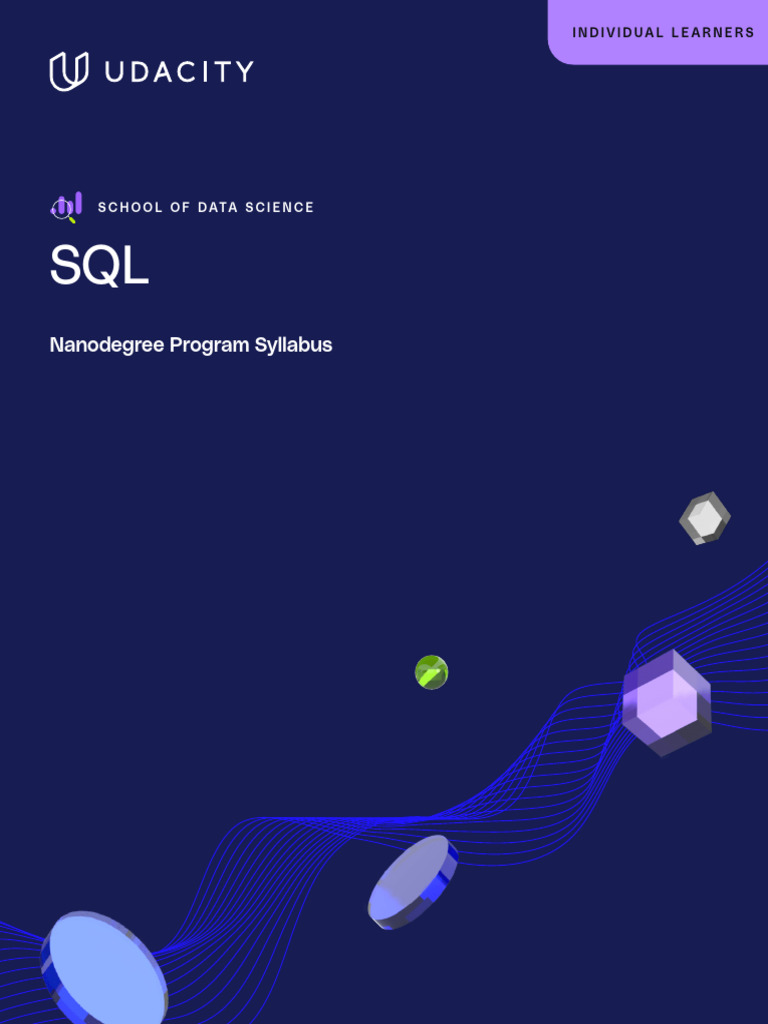 SQL Nanodegree Program Syllabus | Download Free PDF | Databases | Sql