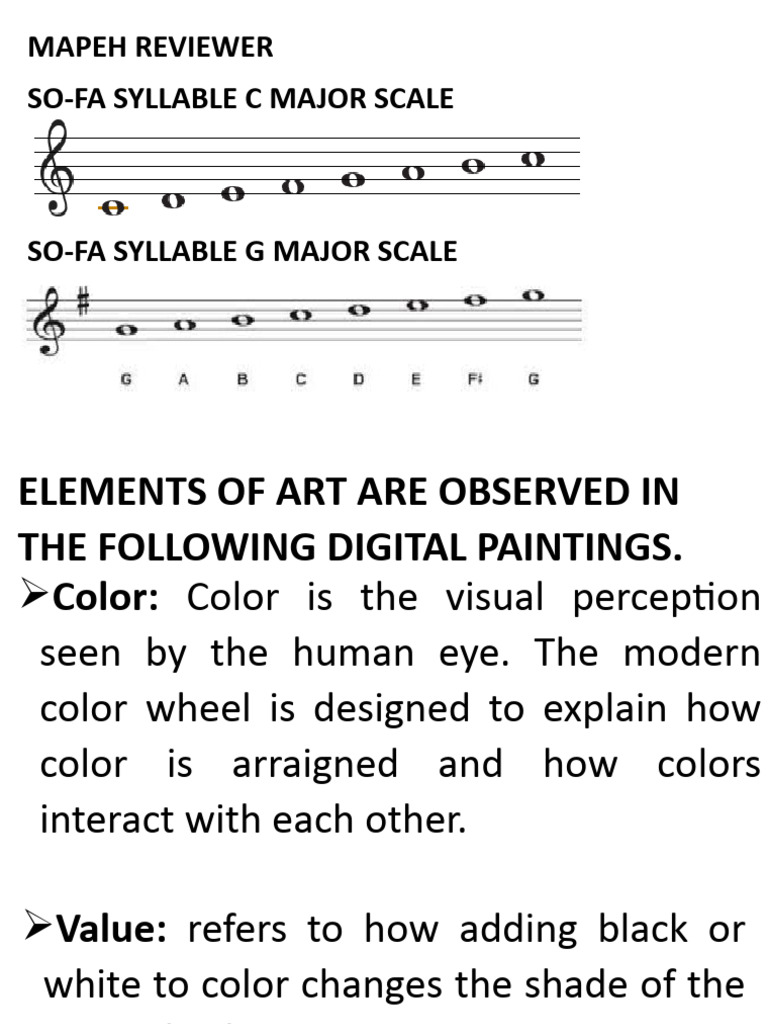 Reviwer MApeh | PDF | Shape | Paintings