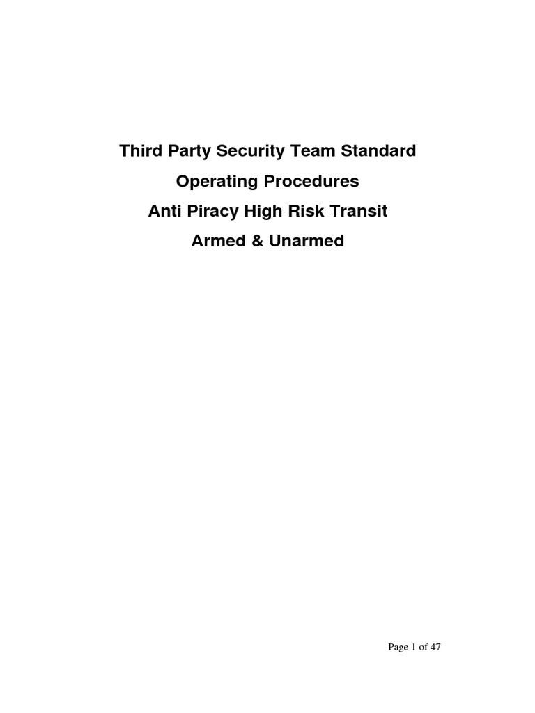 Vessel - SSP Third Party Security Team | PDF | History