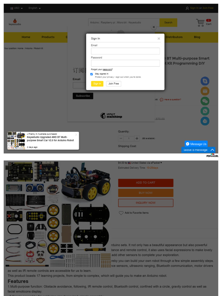 Https WWW Keyestudio Com Products Keyestudio Upgraded 4wd BT Multi ...