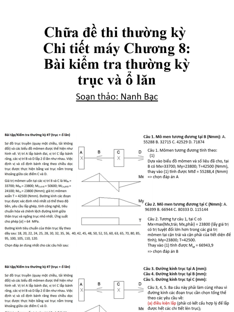 Chữa đề thi thường kỳ CTM | PDF