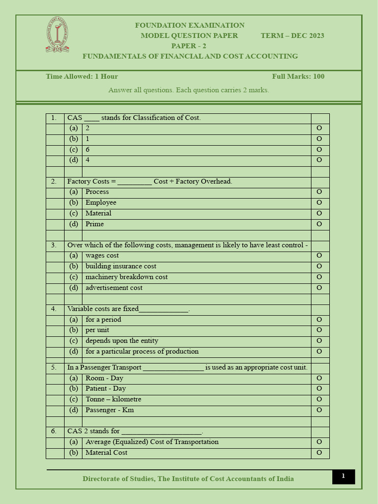 MQP Paper 2 Dec 23 | PDF